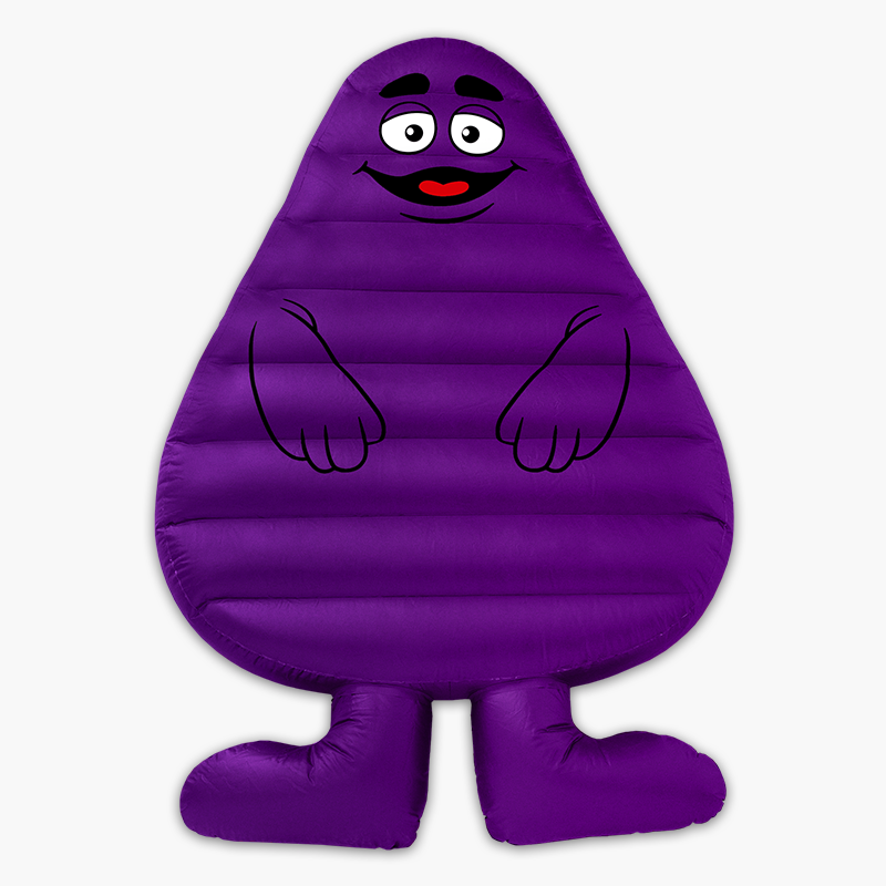 Mcdonalds Purple Mascot