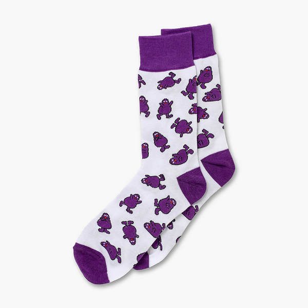 Grimace Socks - McDonald’s Golden Arches Unlimited